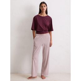 Marc O'Polo Marc O'polo Pyjamahose ' Mix N Match Cotton ' Damen Gr&ouml;&szlig;e M mauve Winterkleid