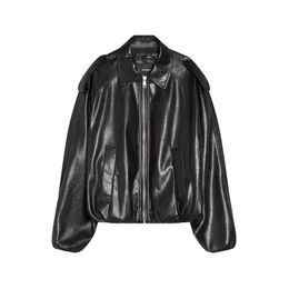 Bershka Between-Season Jacket female Black size M