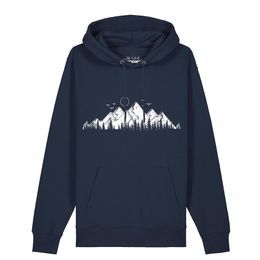 Watapparel Sweatshirt 'Mountains' male Blue size XL