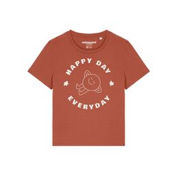 Watapparel Shirt 'Happy Day Everyday' female Red size XS