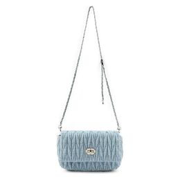 Seidenfelt Crossbody Bag 'Floro' female Blue size One Size