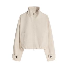 Bershka Between-Season Jacket female Beige size S