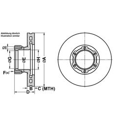 ATE Bremsscheibe 24.0130-0103.1 vorne rechts links bel&uuml;ftet 324mm f&uuml;r MERCEDES-BENZ 6684210212 A6684210212 6704210112