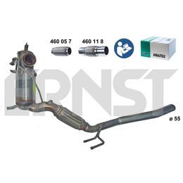 Ernst Ru&szlig;-/Partikelfilter, Abgasanlage Set 920049 f&uuml;r SEAT VAG 1K0254511FX 1K0254704X 1K0254707KX