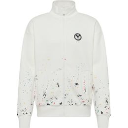 Carlo Colucci Zip-Up Hoodie ' DelFavero ' male White size S