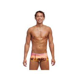 Funky Trunks Circle Of Life Badeshorts Sidewinder Trunk in orange | Gr.: onesize