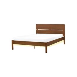 Beliani Doppelbett BOISSET in Braun - (W) 145 x (H) 101 x (L) 205 cm | Gr.: onesize