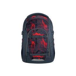 Coocazoo Schulrucksack MATE "Broken Black" in Schwarz/Rot | Gr.: onesize
