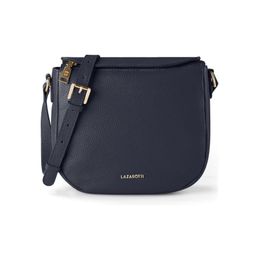 Lazarotti Bologna Leather Umh&auml;ngetasche Leder 25 cm in navy | Gr.: onesize