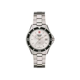 Swiss Military Quarzuhr 7740.1132SAM in Silber | Gr.: onesize