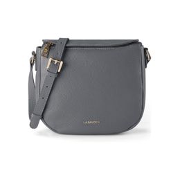 Lazarotti Bologna Leather Umh&auml;ngetasche Leder 25 cm in grey | Gr.: onesize