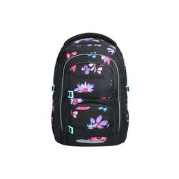 Coocazoo Schulrucksack PORTER "Floral Artnight" in Schwarz | Gr.: onesize