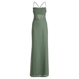 Vera Mont Abendkleid im Glitzer-Look in Green/Green | Gr.: 40