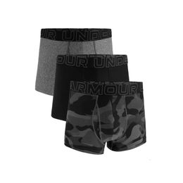 Under Armour Boxershort 3er Pack in Schwarz/Grau | Gr.: XXL