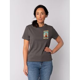 wat? Apparel T-Shirt Tarot The Donut in Grau | Gr.: 38