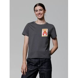 wat? Apparel T-Shirt Tarot The Coffee in Grau | Gr.: 42