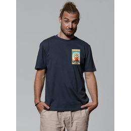 wat? Apparel T-Shirt Tarot The Donut in India Ink Grey | Gr.: 46