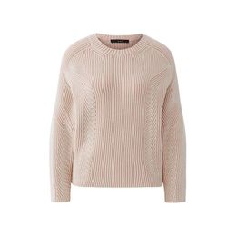 Oui Pullover in white red | Gr.: 46