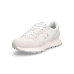 SUN68 Sneaker Ally Glitter Textile in Wei&szlig; Grau | Gr.: 39