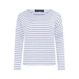 Betty Barclay Strickpullover mit U-Boot-Ausschnitt in Patch Cream/Blue | Gr.: 46