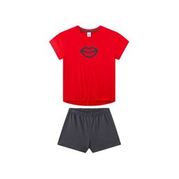 Sanetta Pyjama in Schwarz/Rot | Gr.: 176
