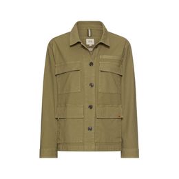 Camel Active Blazer aus Baumwollmix in Oliv | Gr.: 48