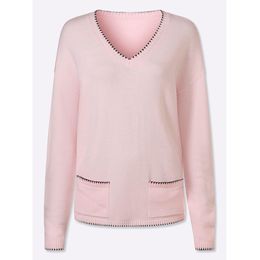 Heine Pullover in hellros&eacute;-meliert | Gr.: 38