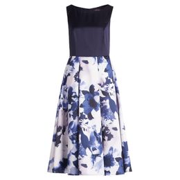 Vera Mont Cocktailkleid mit ausgestelltem Rock in Patch Dark Blue/Dark Blue | Gr.: 44