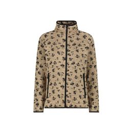 CMP Fleecejacke Knit Tech in Beige | Gr.: 38