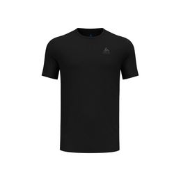 Odlo Natural Merino 160 Base-Layer-Shirt in Schwarz | Gr.: XXL