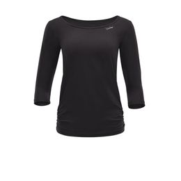 WINSHAPE Functional Light and Soft 3/4-Arm Top AET139LS in schwarz | Gr.: XXL