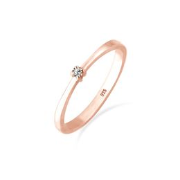 Elli Ring 925 Sterling Silber in Rosegold | Gr.: 58