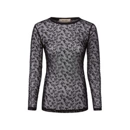 MOS MOSH Langarmshirt MMLoretta in schwarz | Gr.: S