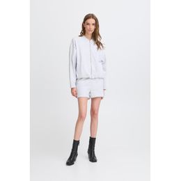 Ichi Strickjacke IHSKYLA Loose fit in Light grey melange | Gr.: M