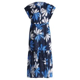 BETTY & CO BETTY & CO Stufenkleid mit Print in Dunkelblau/Blau | Gr.: 44
