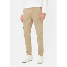 Camel Active Cargohose aus komfortablem Baumwoll-Mix in Beige | Gr.: W36/L36