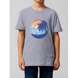 wat? Apparel T-Shirt Sunset Rainbow in Lavender | Gr.: 98/104