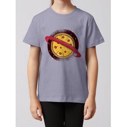 wat? Apparel T-Shirt Pizza Planet in Lavender | Gr.: 122/128