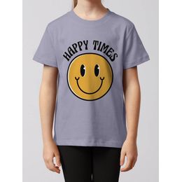 wat? Apparel T-Shirt Happy times in Lavender | Gr.: 152-164