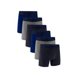 Under Armour Boxershort 6er Pack in Dunkelblau/Grau/Blau | Gr.: L