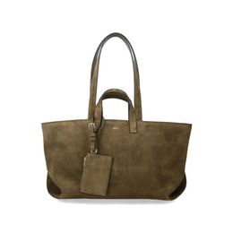 A.P.C. Shopper & Totes - Structured Suede Tote Bag With Detachable Pouch An - Gr. unisize - in Braun - f&uuml;r Damen