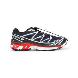 Salomon Low-Top Sneaker - Navy Blue Mesh Sneakers With Quick-Lace System And - Gr. 9_5 - in Grau - f&uuml;r Damen