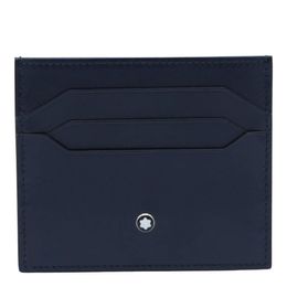 Montblanc Portemonnaies - Black Wallet With Refined Compartments - Gr. unisize - in Blau - f&uuml;r Damen