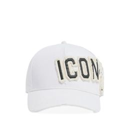 Dsquared2 Caps & M&uuml;tzen - Baseball Cap With Curved Brim - Gr. ONE SIZE - in Wei&szlig; - f&uuml;r Damen