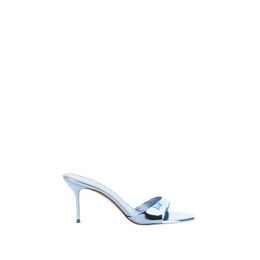 Paris Texas Sandalen - Light Blue Patent Leather Mule Sandals - Gr. 38,5 (EU) - in Blau - f&uuml;r Damen
