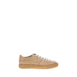 Hogan Low-Top Sneaker - Low-Top Suede Sneakers With Tonal Lateral Detail - Gr. 6_5 - in Braun - f&uuml;r Damen