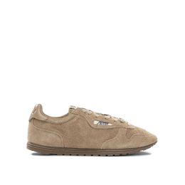 Autry Low-Top Sneaker - Brown Textured Suede Sneakers With Minimalist Desi - Gr. 45 (EU) - in Braun - f&uuml;r Damen