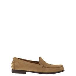 Tod's Suede Leather Loafers - Gr. 39 (EU) - in Braun
