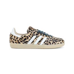 Adidas Low-Top Sneaker - Low-Top Sneakers With Bold Leopard Print And Class - Gr. 6_5 - in Beige - f&uuml;r Damen