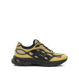 asics Low-Top Sneaker - Sporty Yellow And Black Sneakers With Textured Sol - Gr. 10_5 - in Schwarz - f&uuml;r Damen